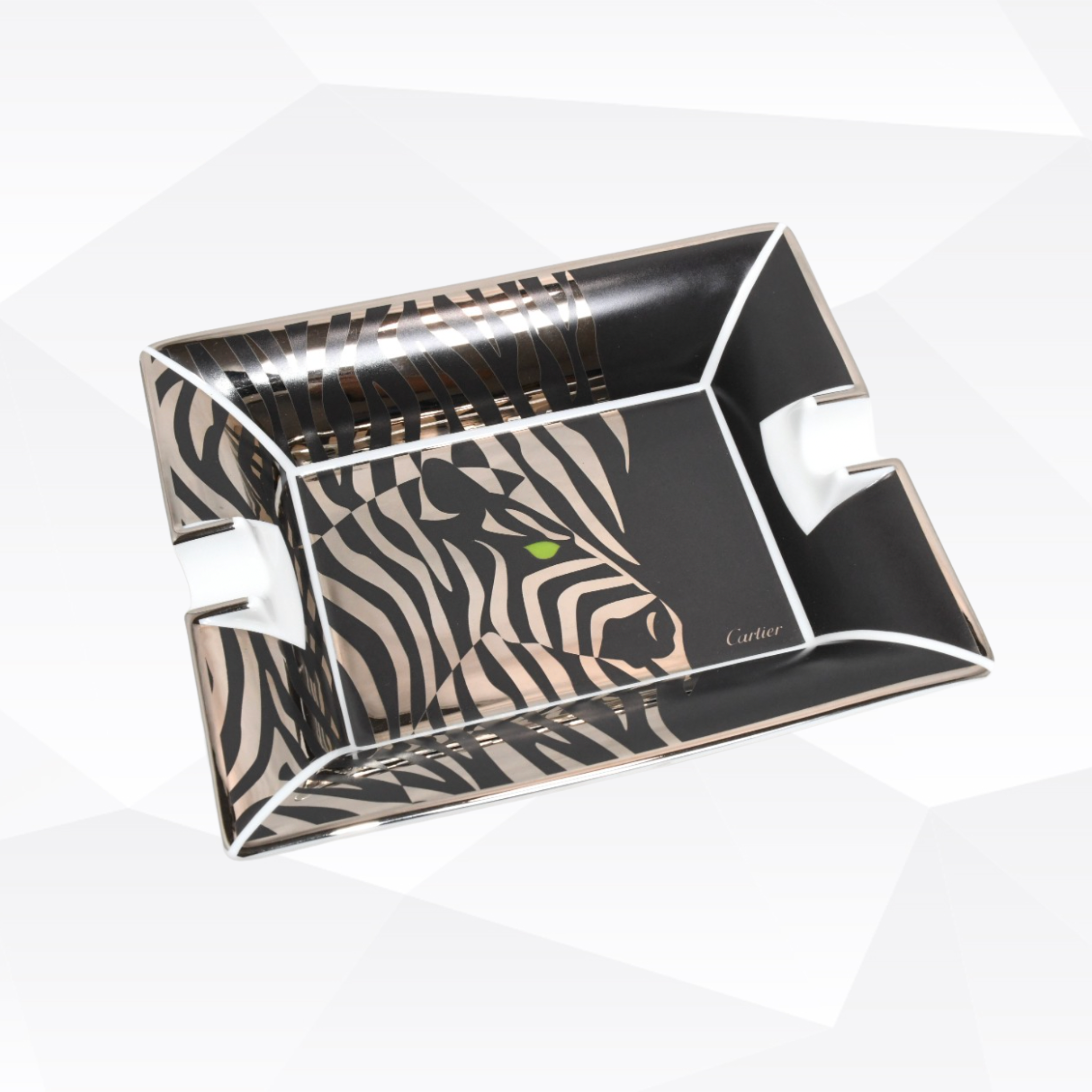 Vintage Cartier Zebra Ashtray